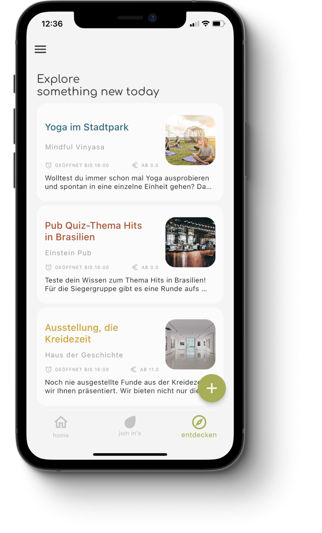 join in app – explore something new and join in